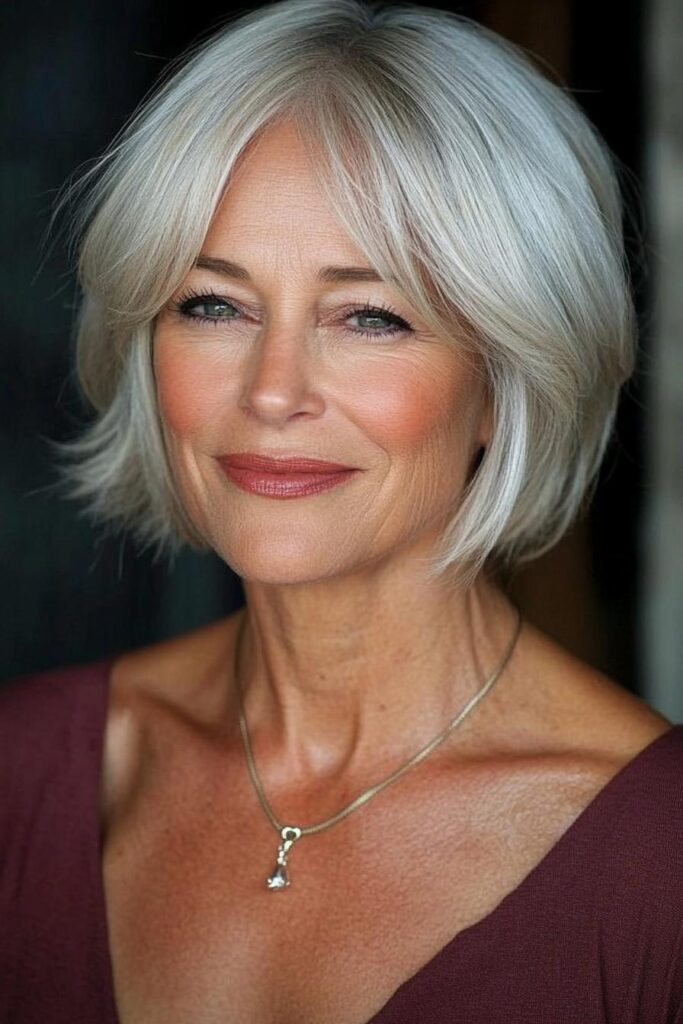 18 Modern Choppy Bob Hairstyles for Women 65+