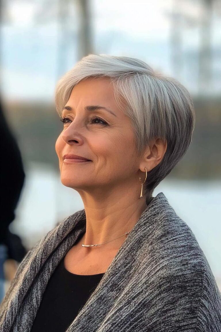 19 Flattering Short Hair Looks for Women Over 65