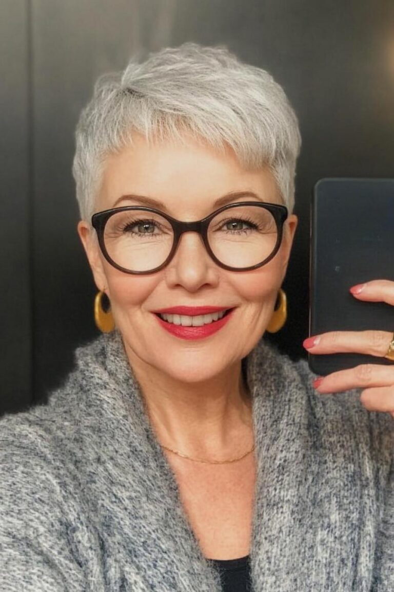 18 Sassy Short Hairstyles for Women Over 65