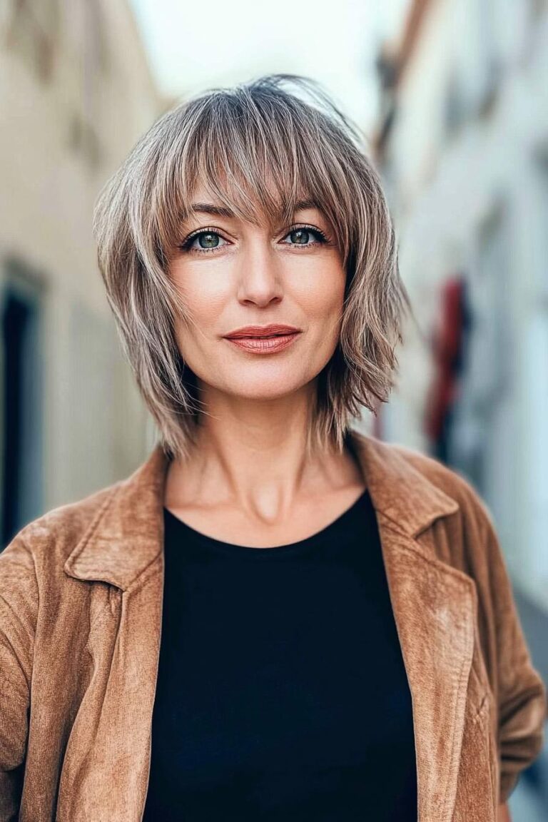 19 Modern Choppy Bob Hairstyles for Mature Women