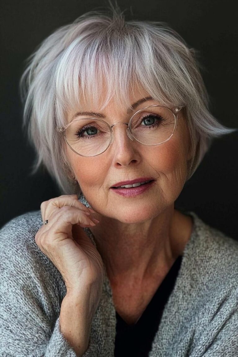 18 Sassy Short Hairstyles for Women Over 65