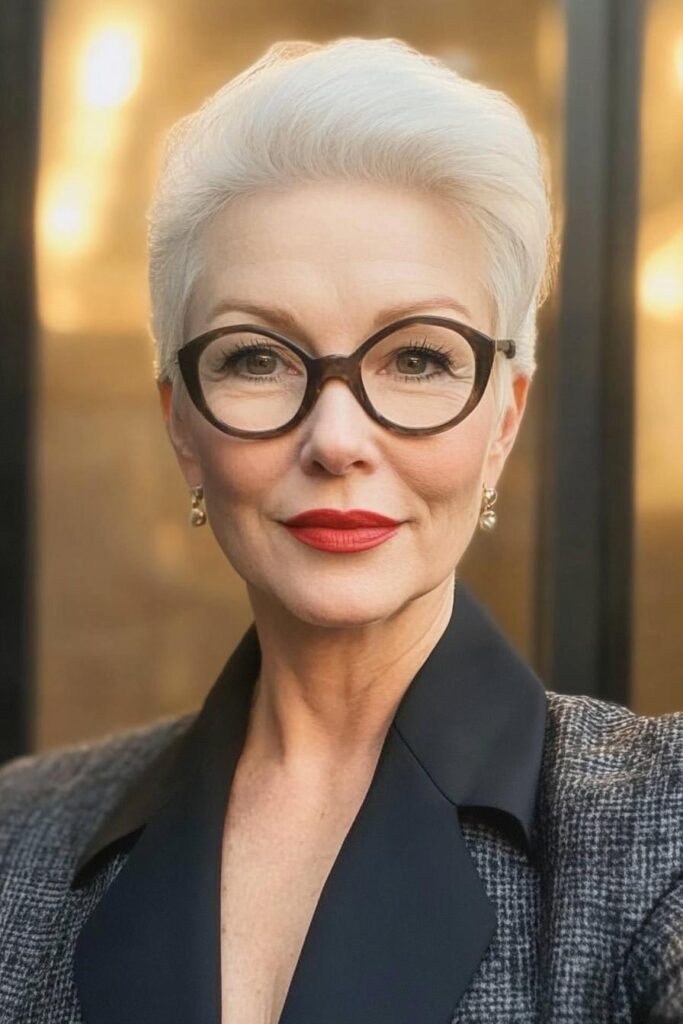 18 Sassy Short Hairstyles for Women Over 65