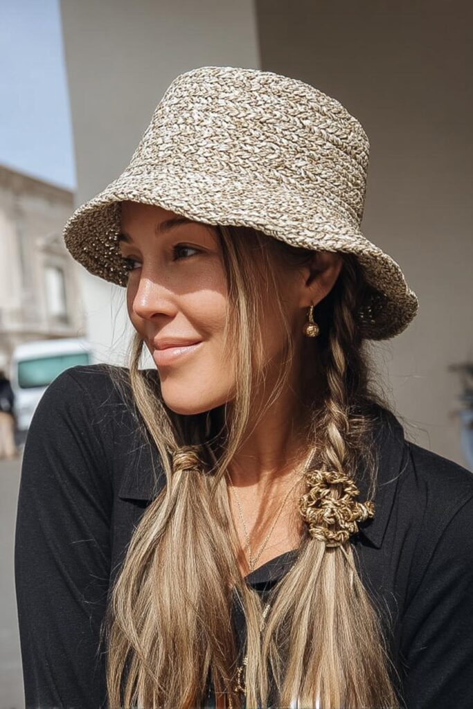 22 Hat Hairstyles That Won't Flatten Your Volume