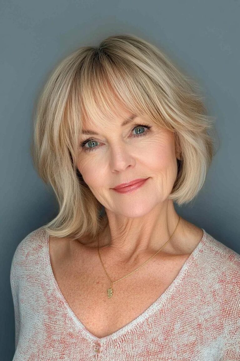 15 Classic Bob Hairstyles with Bangs for Mature Women