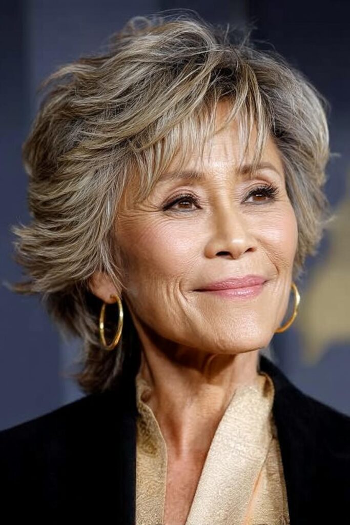 20 Jane Fonda Hairstyles to Try After 65