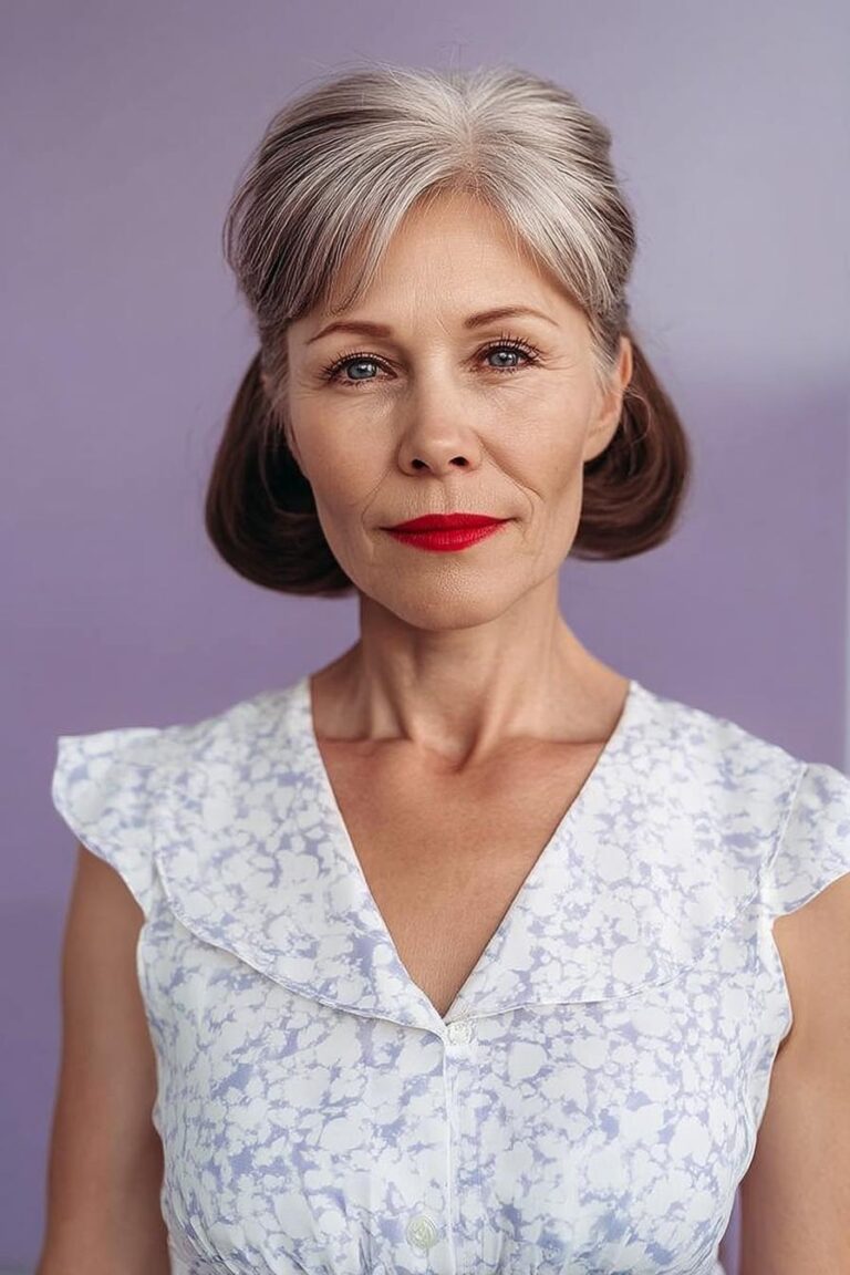 20 Picture Day Hairstyles That Flatter Older Women