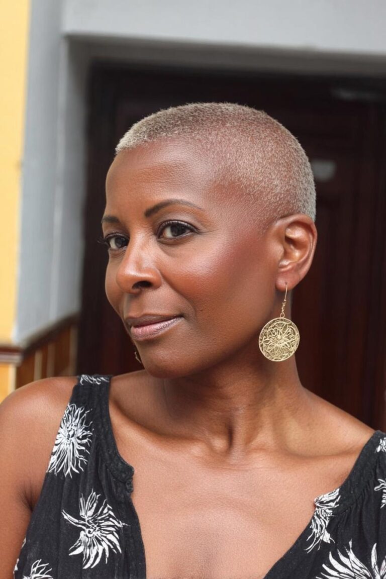 16 Bold Bald Fade Hairstyles for Black Women with Short Hair