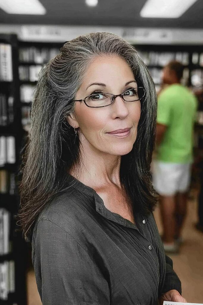 15 Grey Blending Ideas for Dark Hair That Look Seamless