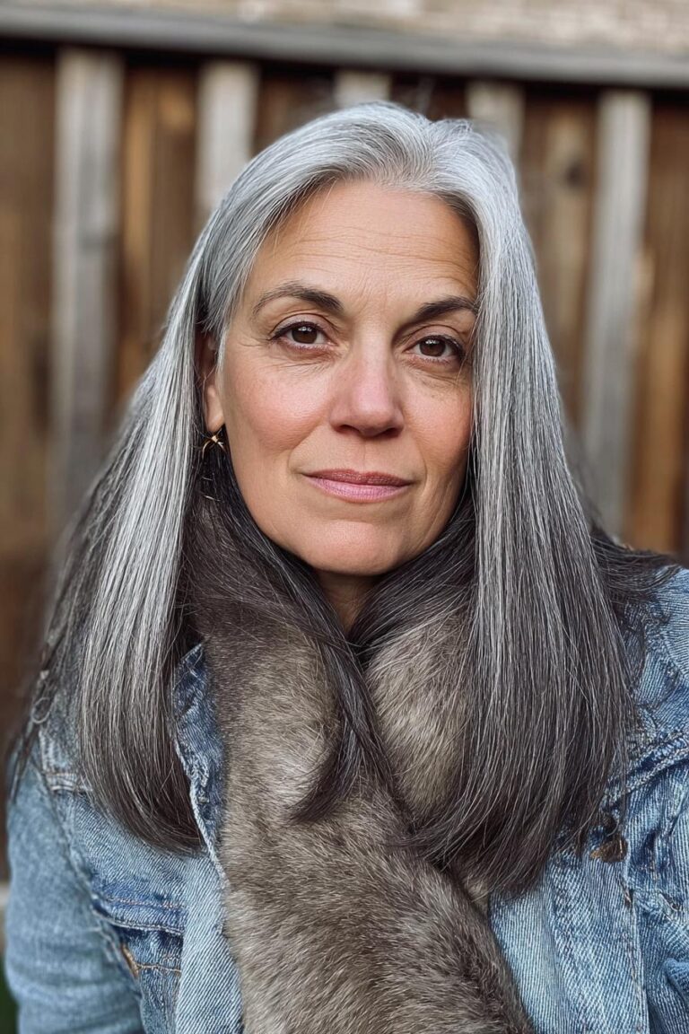 15 Grey Blending Ideas for Dark Hair That Look Seamless