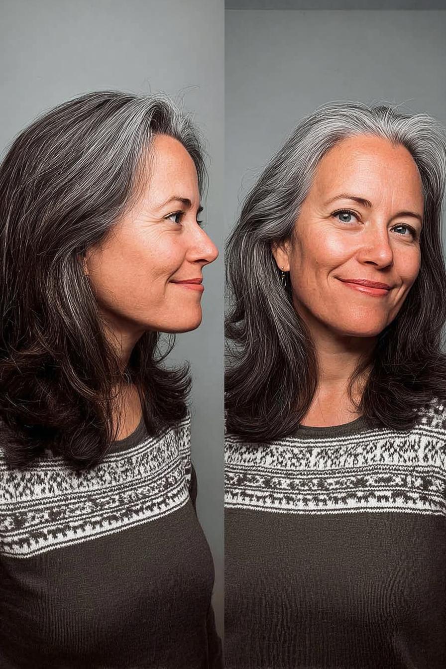 15 Blending Gray Hair Ideas Taking Over 2025