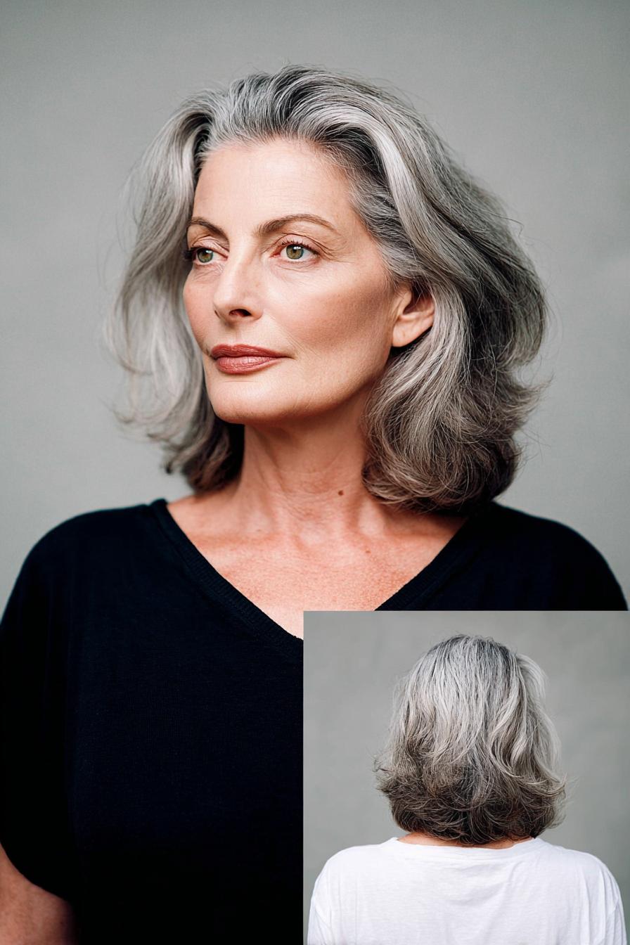 15 Blending Gray Hair Ideas Taking Over 2025