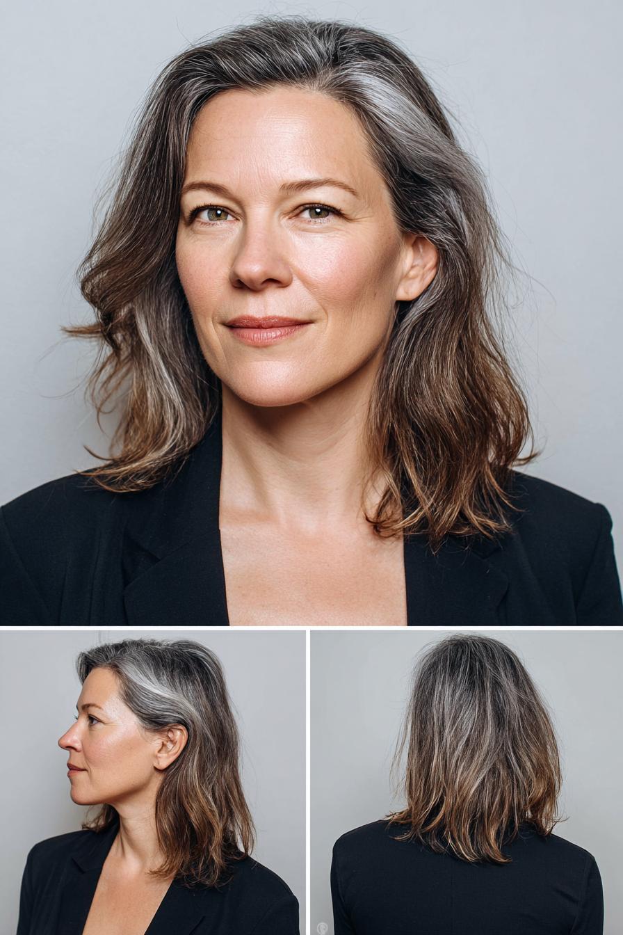 15 Blending Gray Hair Ideas Taking Over 2025