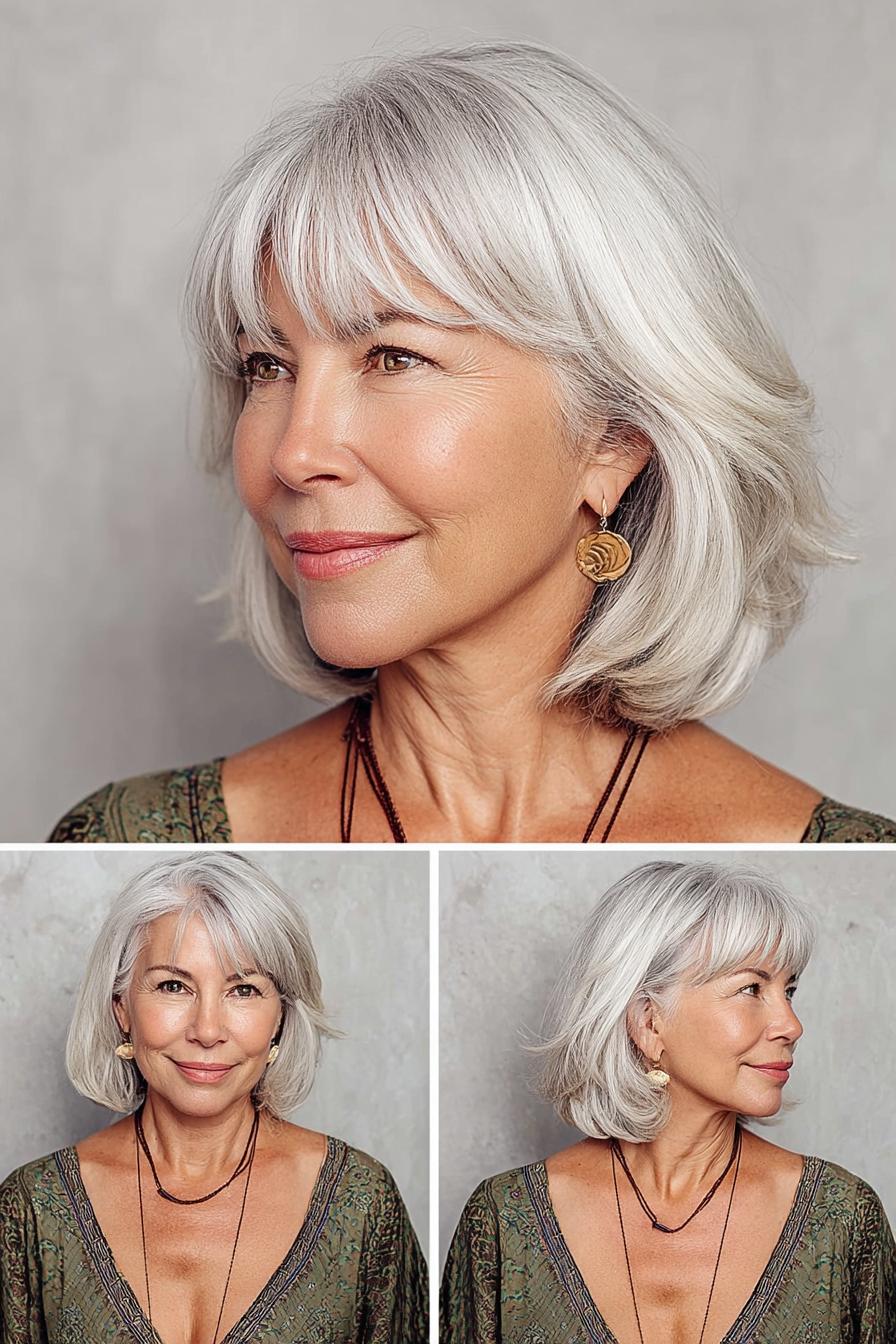 16 Bob Haircuts with Bangs That Softly Frame the Face